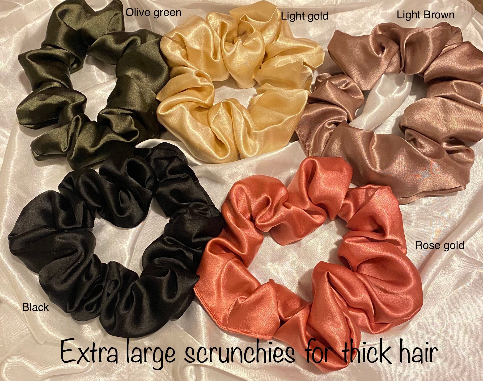 Extra Large Scrunchie for Thick Hair Extra Large Scrunchie for - Etsy UK