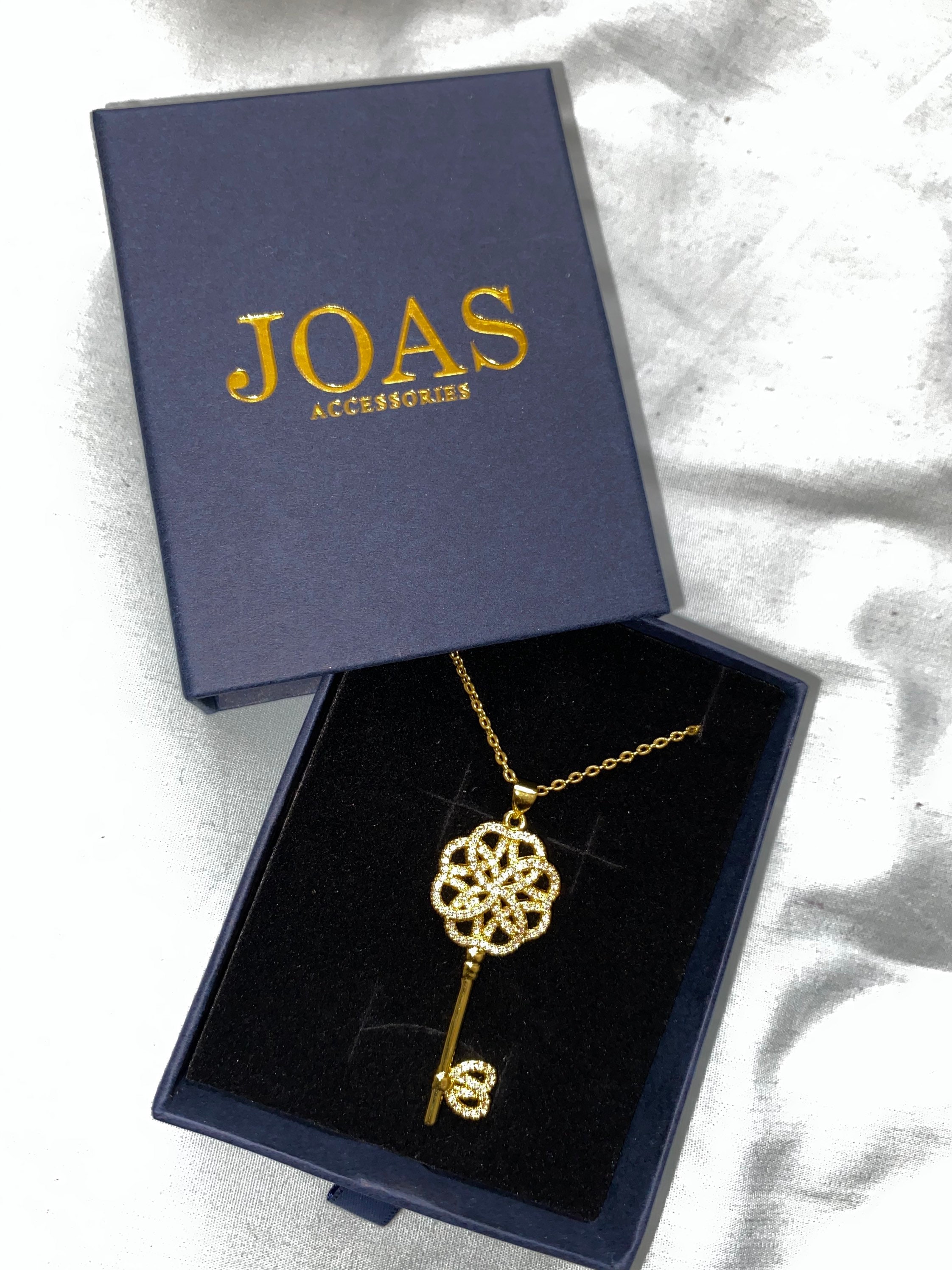 Key Necklace Gold Key Necklace Silver Key Necklace Key | Etsy