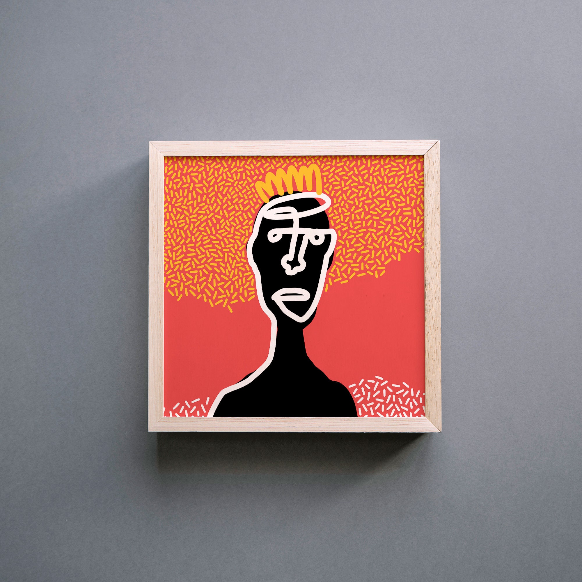 Square print Poster Printable wall art Wall decor Home | Etsy