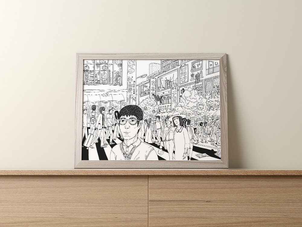 Tokyo Horizontal Wall Art Print Japan Poster Downloadable | Etsy UK