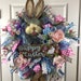 Easter Bunny Wreath, Peter Rabbit Wreath, Peter Cottontail Wreath, Deco ...