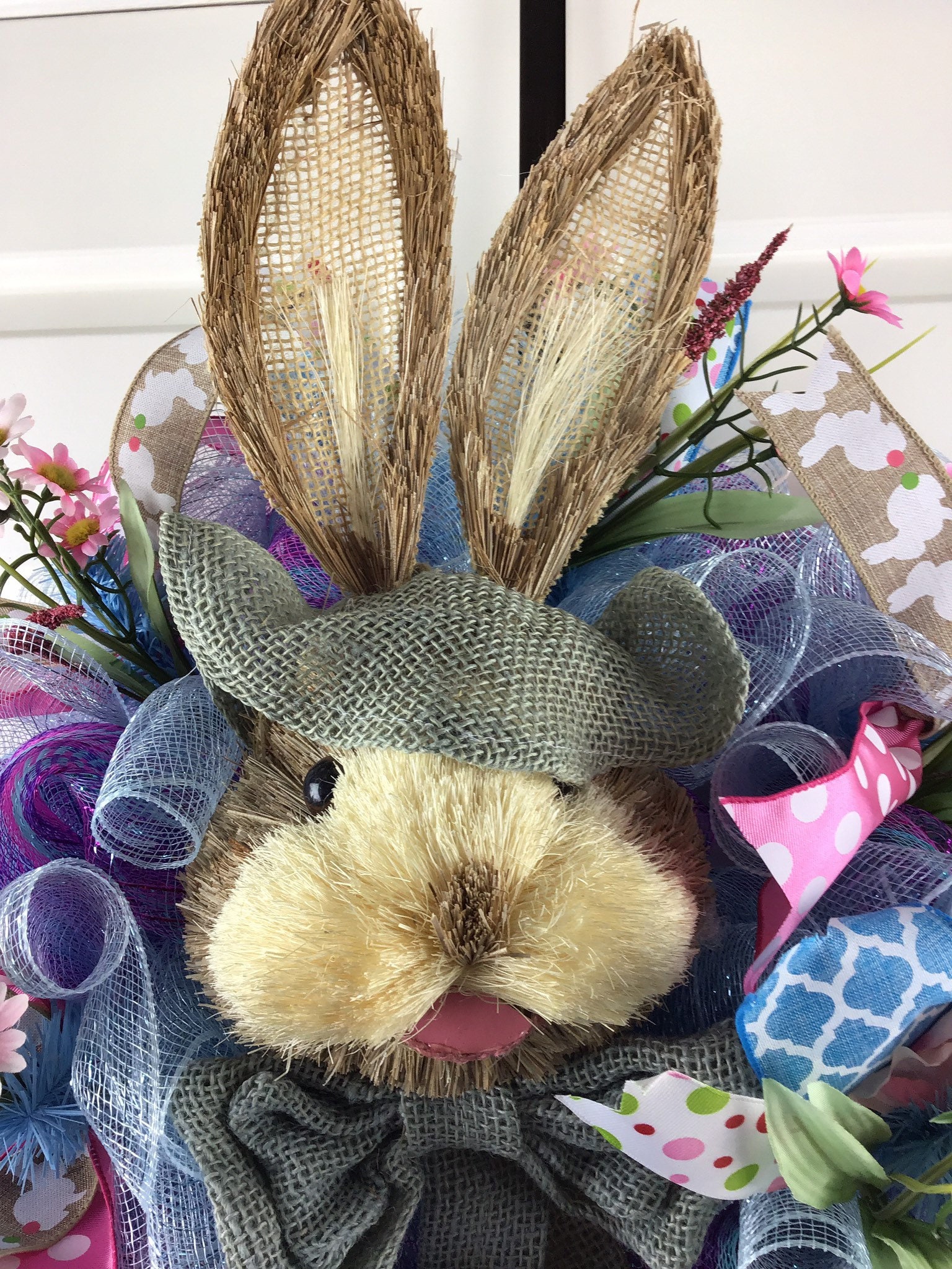 Easter Bunny Wreath, Peter Rabbit Wreath, Peter Cottontail Wreath, Deco ...