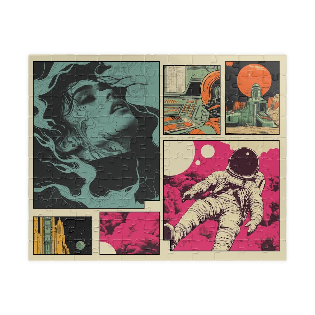 Jigsaw Puzzle, A Scene From a Comic Book 6 1ac (110, 252, 520, 1014 ...