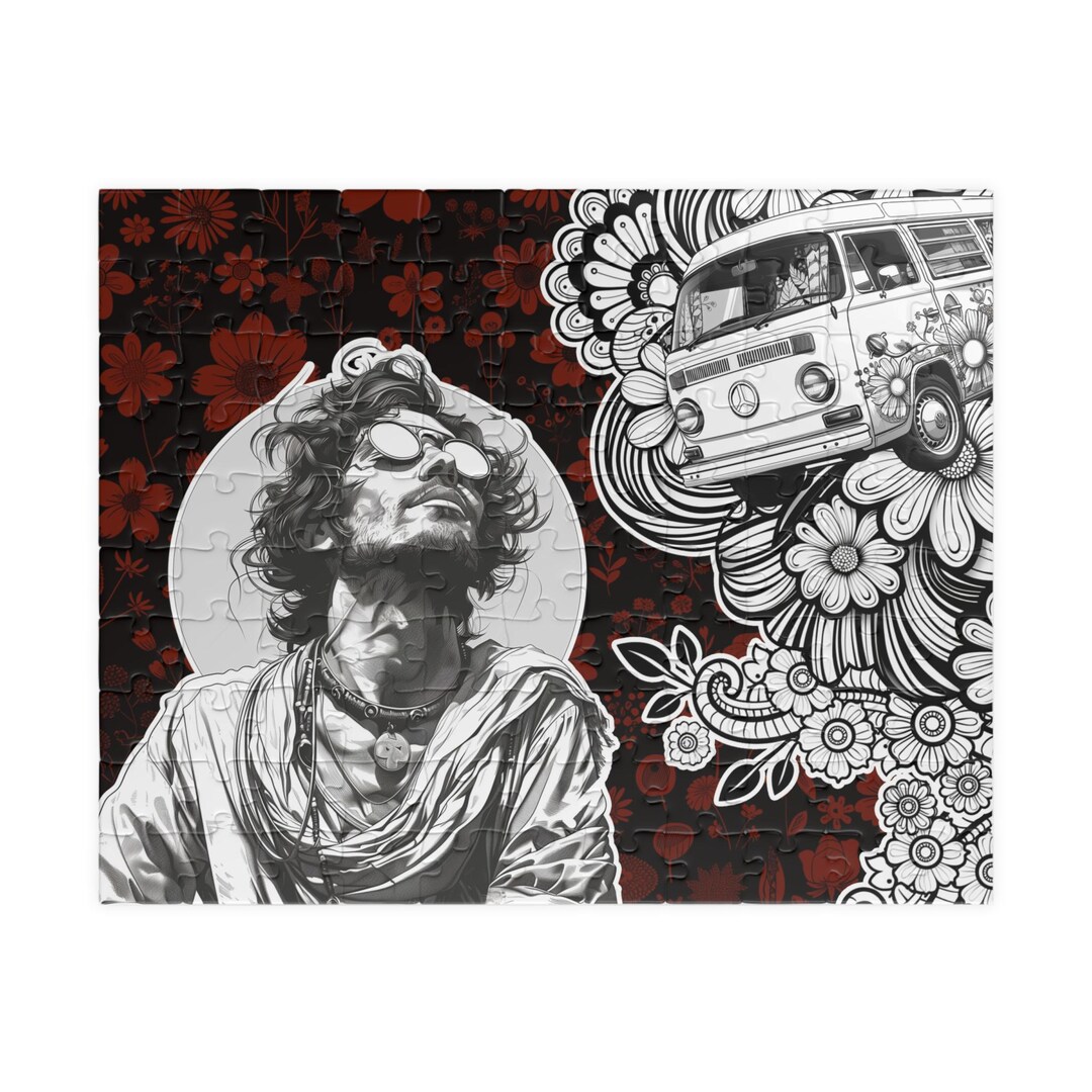Jigsaw Puzzle, A Puzzle Designed in the Style of the Seventies (110 ...