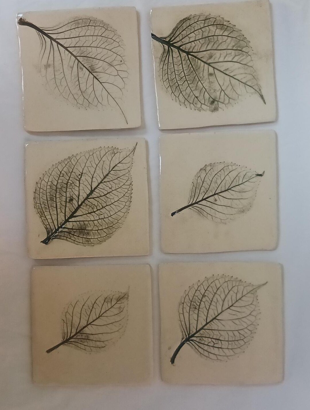 Hydrangea Leaf Tiles - Etsy