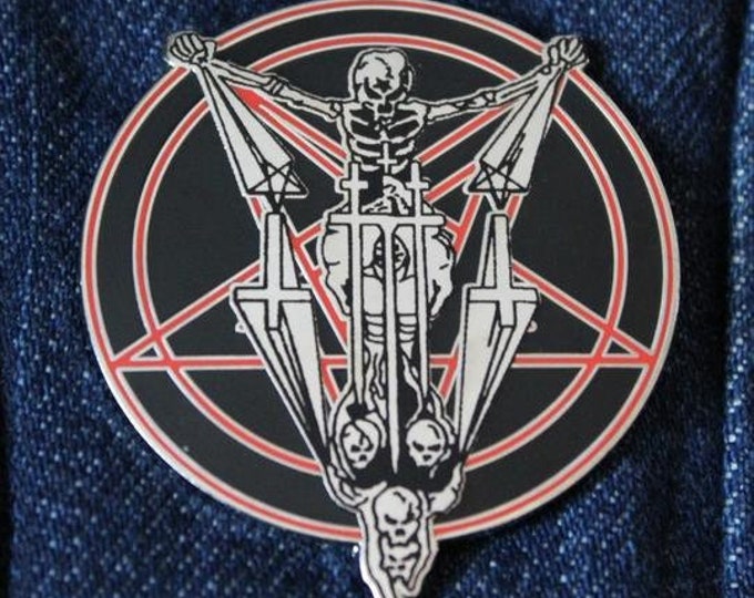 Satanic Blood Angel Hard Enamel Pin - Etsy
