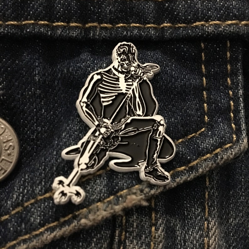 EVIL NEVER DIES Enamel Pin | Etsy