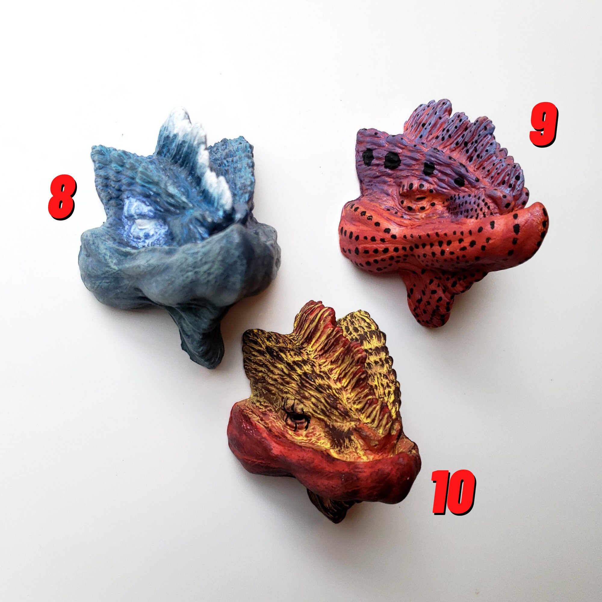 Monster Magnet Dragon Lizard Reptile Creature Alien | Etsy