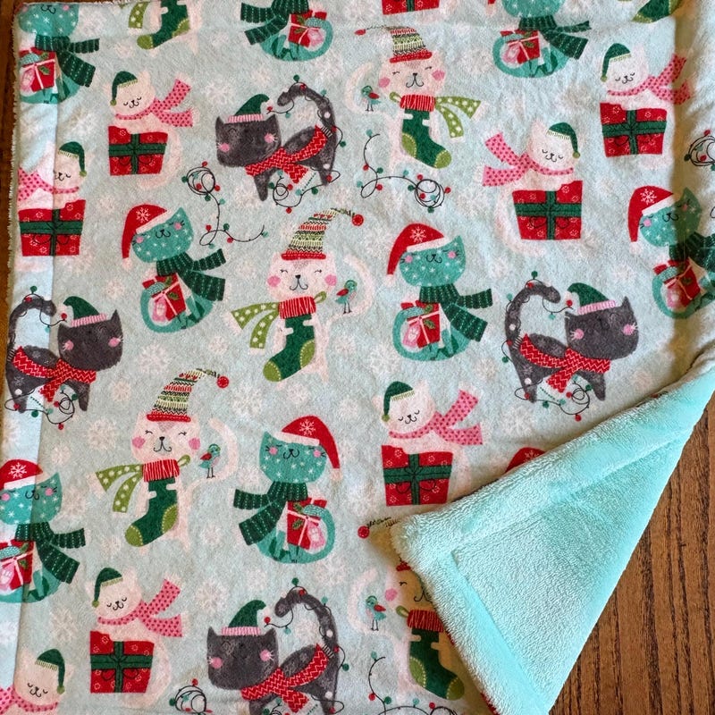 Cat Mat Flannel - Etsy