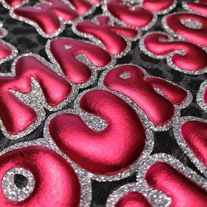 Metallic Puff Vinyl | Heat Transfer | 10" X 1 Yd" | Puffy Vinyl | 3D ...
