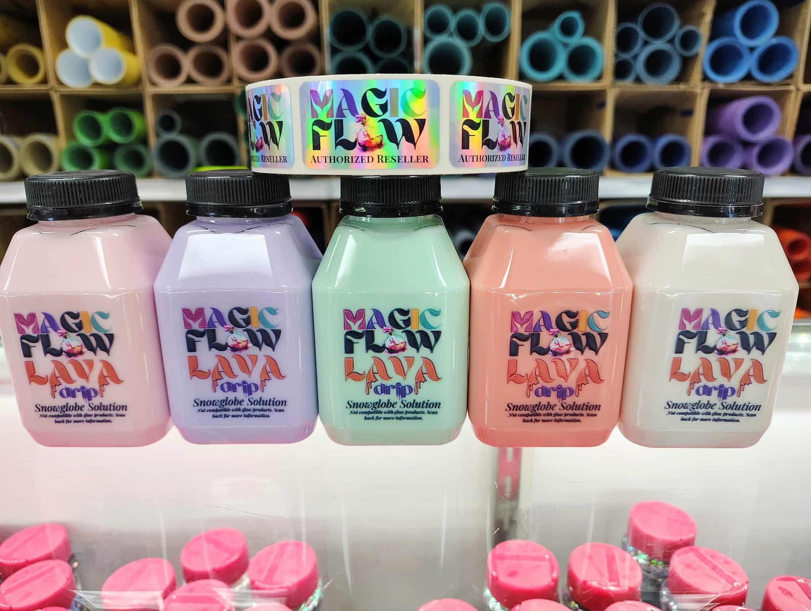 Magic Flow Lava Drips | 19 Color Bundle | Premixed Snowglobe Solution ...