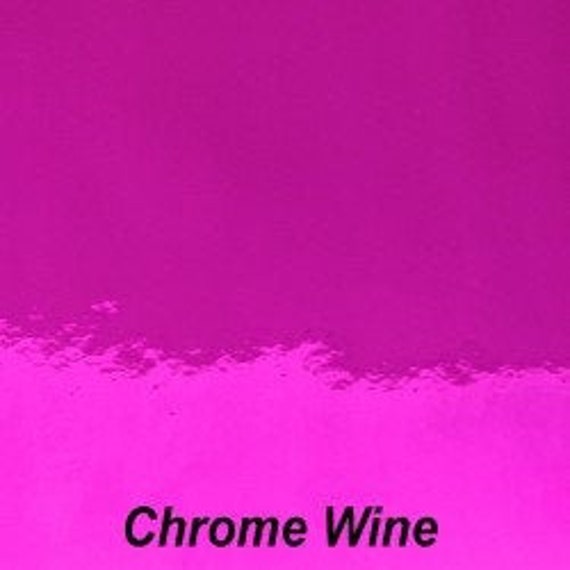 Visual Arts Chrome Wine Permanent Vinyl 12 X 12 Adhesive Vinyl ...