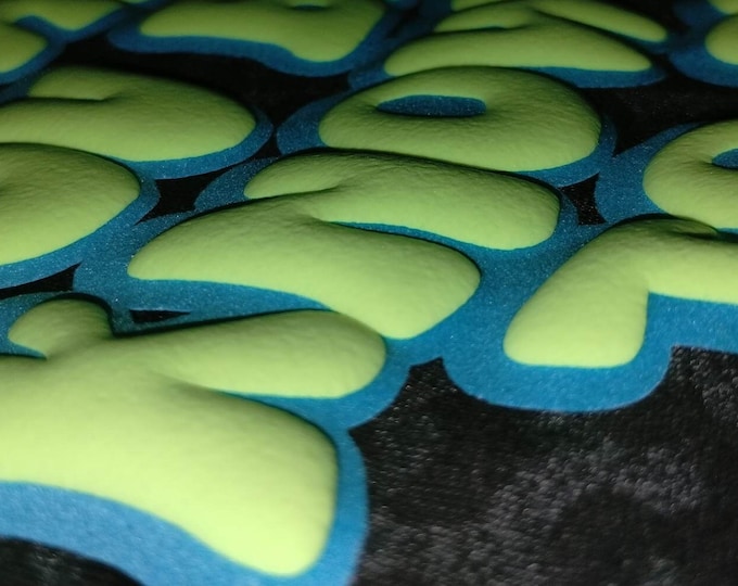 Metallic Puff Vinyl Heat Transfer 10 X 1 Yd Puffy Vinyl 3D Puff Vinyl ...