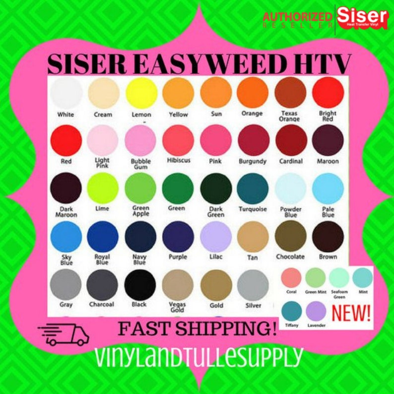 Siser Easyweed HTV - 12" X 5ft Roll - Etsy