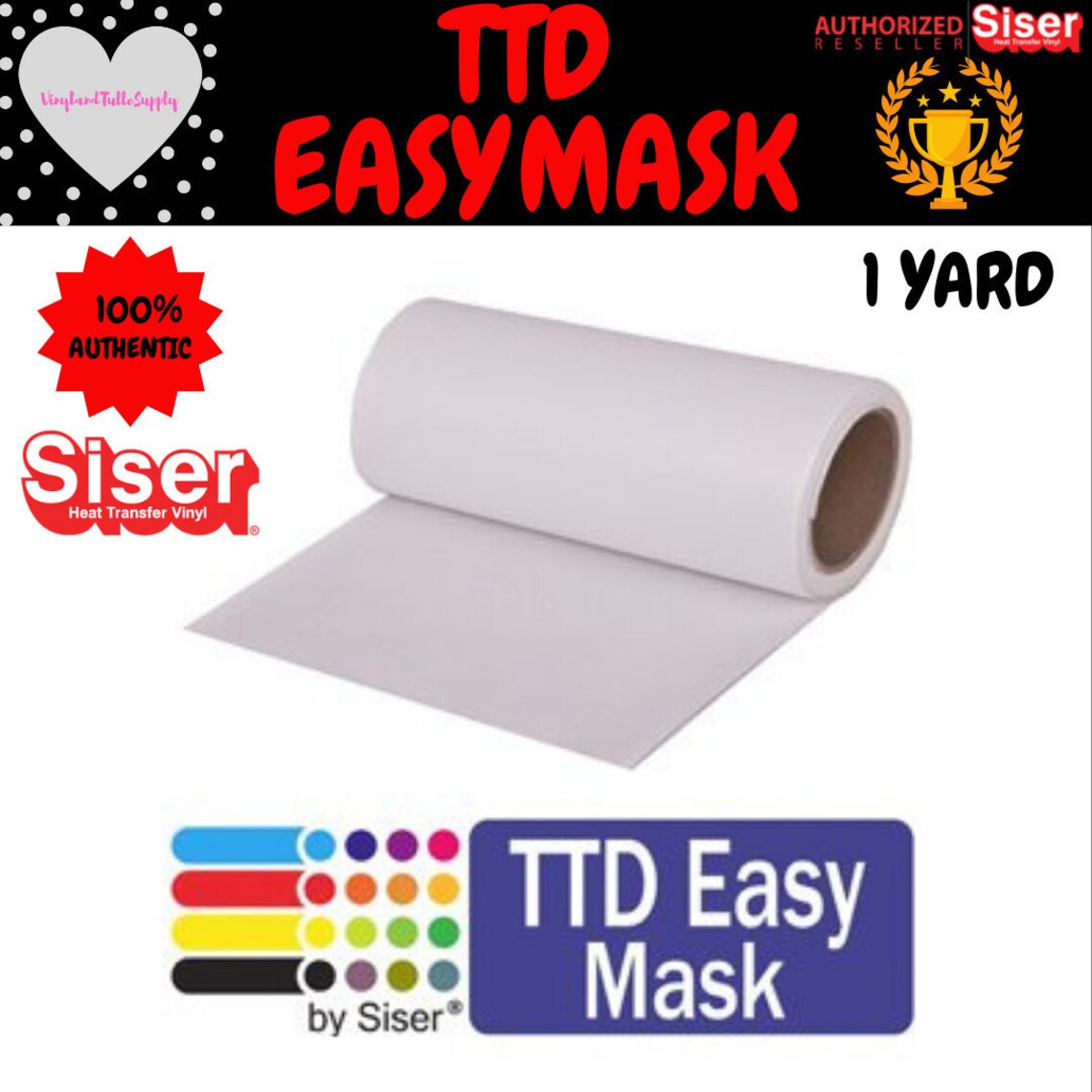 Siser® EasyPattern TTD High Tack Mask / 12 x 1 yard / transfer | Etsy