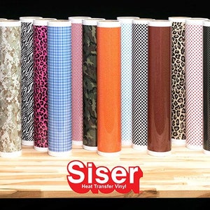 12" X 12" / Siser Easypattern HTV / 1 Foot / Heat Transfer Vinyl ...