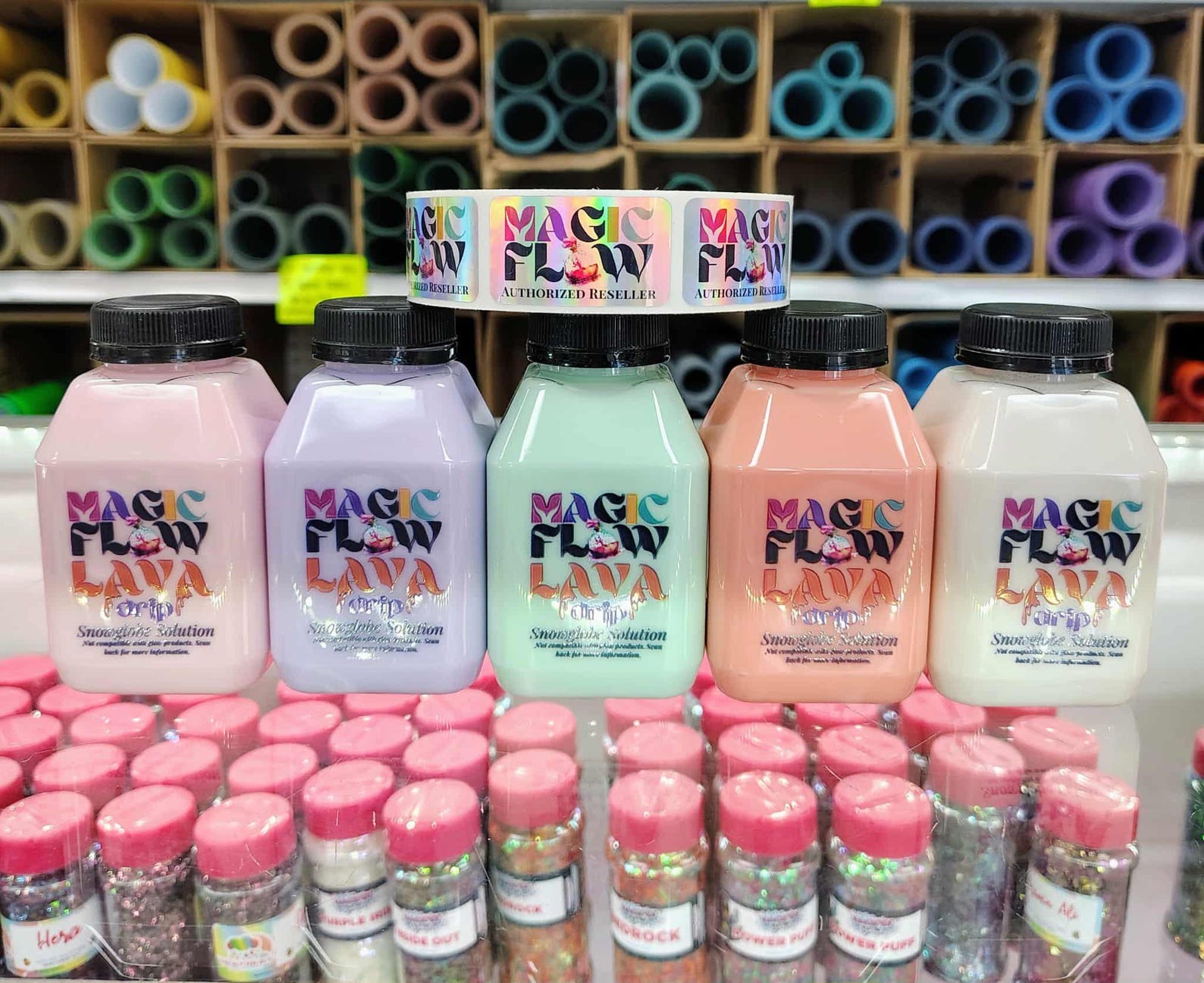 Magic Flow Lava Drips | 19 Color Bundle | Premixed Snowglobe Solution ...