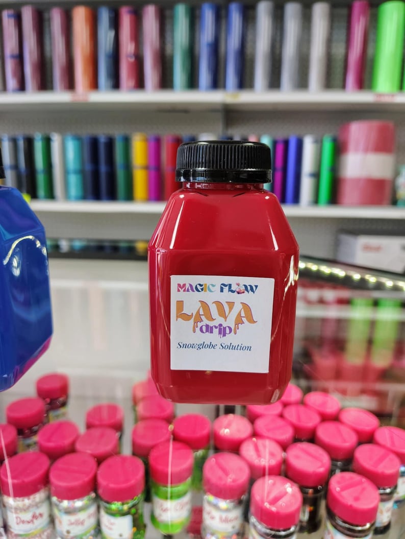 Magic Flow Lava Drips | 19 Color Bundle | Premixed Snowglobe Solution ...