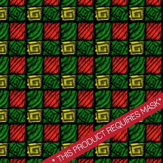 Rasta Kente Pattern HTV / 12 X 12 / Siser - Etsy