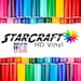 Starcraft HD Adhesive Vinyl Bundle | 12" X 12" Permanent Decal Sheets ...