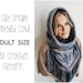 PDF Crochet Pattern Trendy Snood for Her Beginner Hooded - Etsy