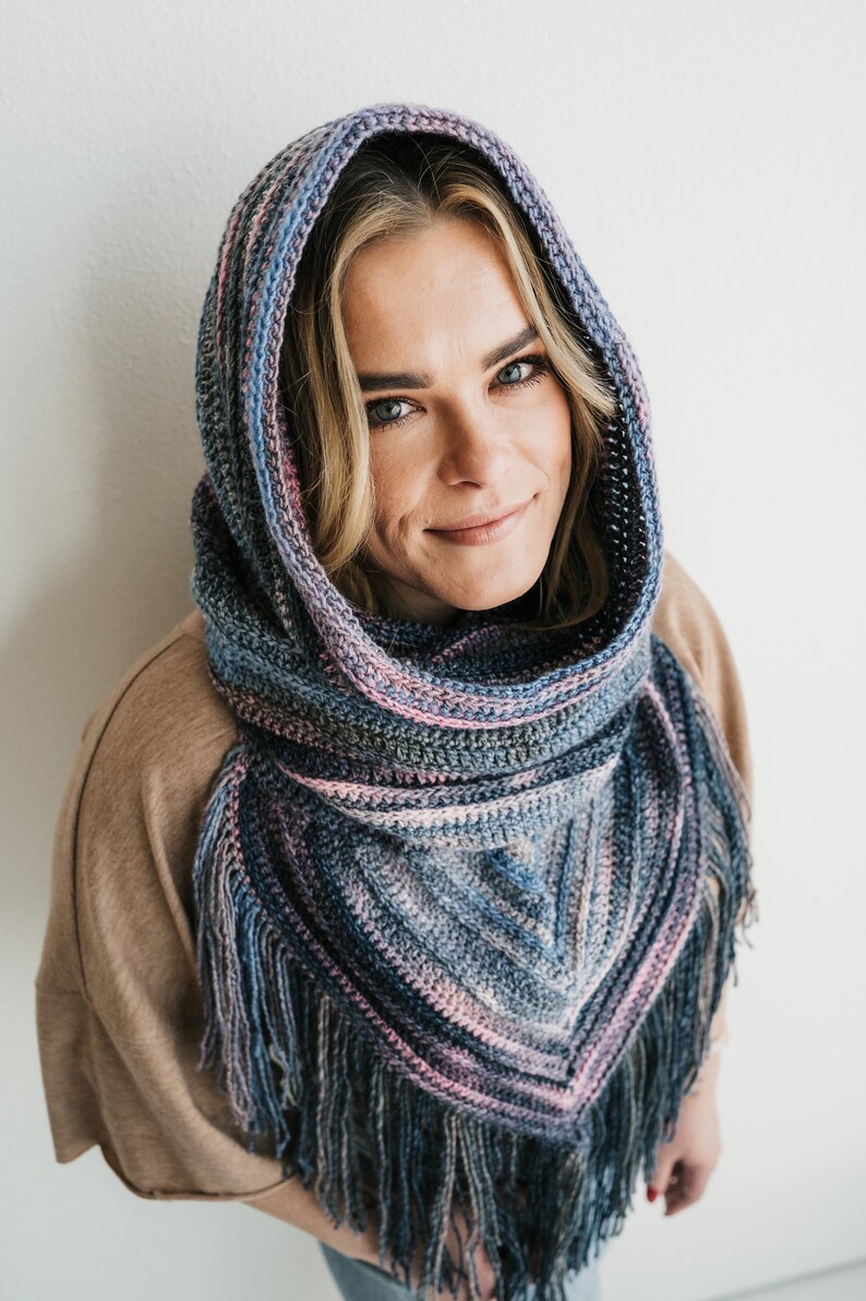 PDF Crochet Pattern - Trendy Snood for Her - Beginner Hooded Cowl ...