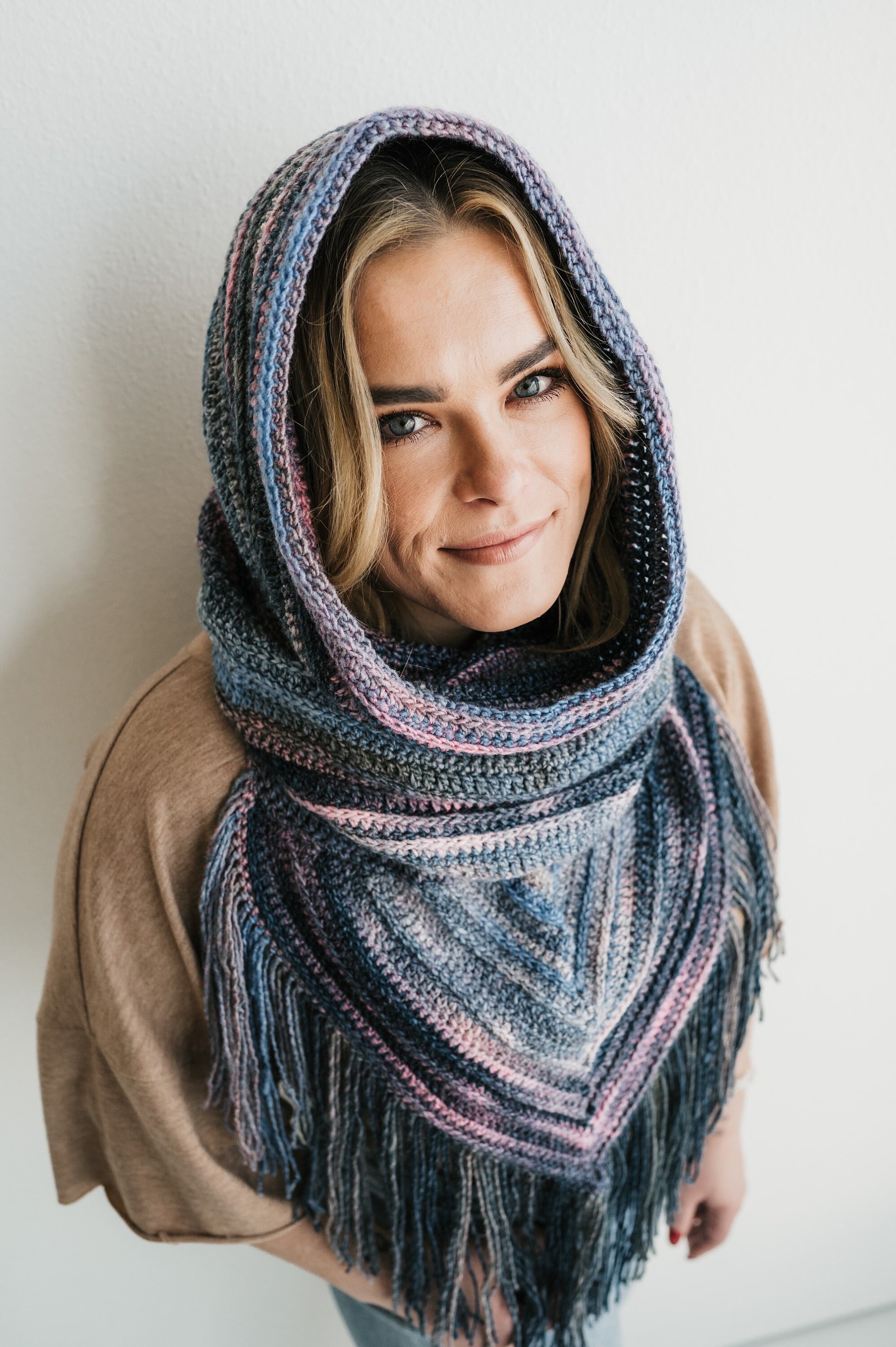 PDF Crochet Pattern - Trendy Snood for Her - Beginner Hooded Cowl ...