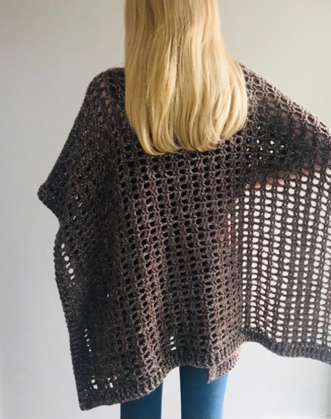 PDF Crochet Pattern Poncho Pattern Girls / Womens Poncho - Etsy