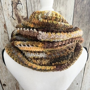 PDF Crochet Pattern - Hooded Cowl - Fall, Autumn Scarf - Beginner ...