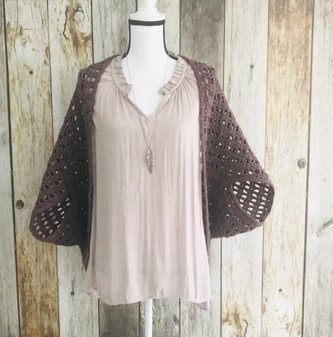 PDF Crochet Pattern - the Lark Cherie - Spring Time Cocoon Shrug - Etsy