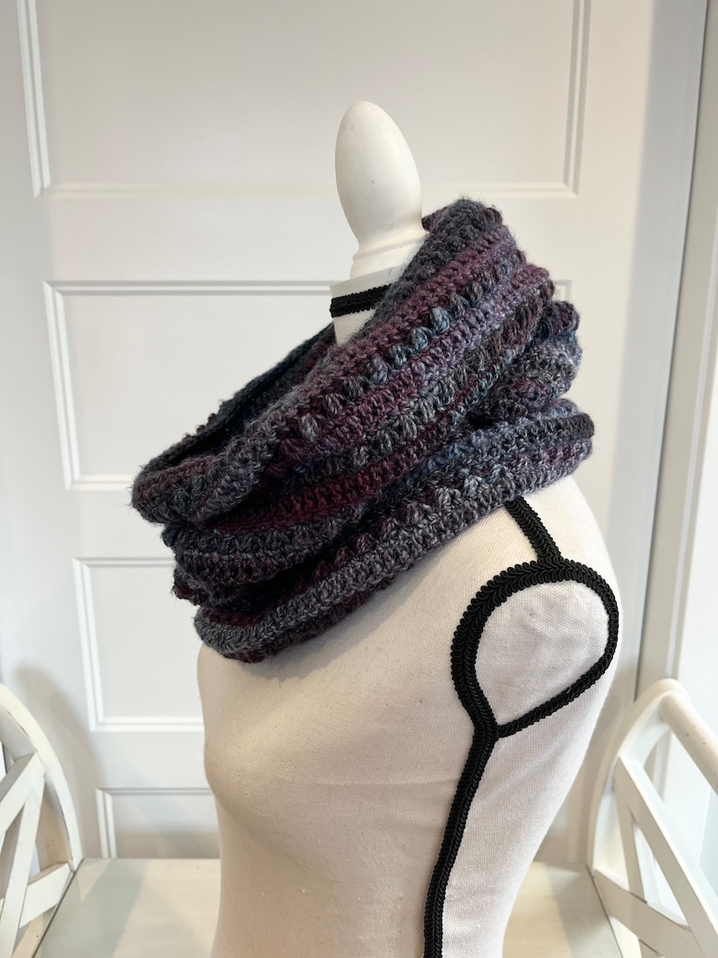 PDF Crochet Pattern - Hooded Cowl - Scarf With Hood - Beginner Boho ...