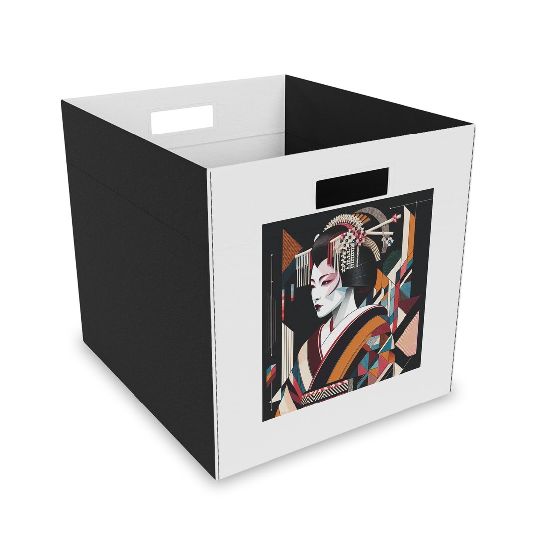 Exclusive Geisha Storage Box, Organizational Bin, Japanese Inspired ...