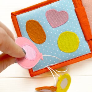 MINI Quiet Book Baby Book Mini Bear Book First Baby Gift | Etsy