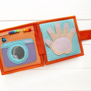 MINI Quiet Book Baby Book Mini Bear Book First Baby Gift | Etsy