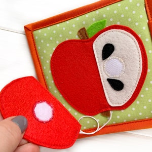 MINI Quiet Book Baby Book Mini Bear Book First Baby Gift | Etsy