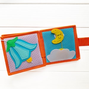 MINI Quiet Book, Baby Book, Mini Bear Book, First Baby Gift, Early ...