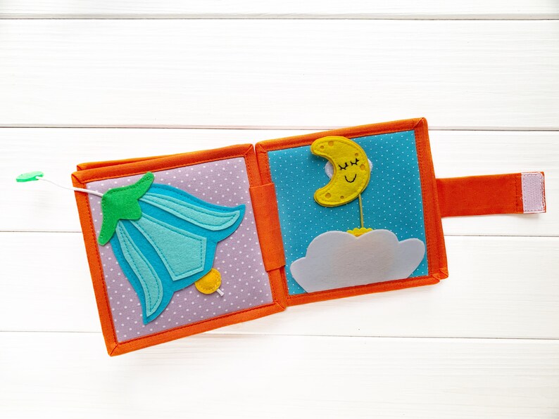 MINI Quiet Book Baby Book Mini Bear Book First Baby Gift | Etsy