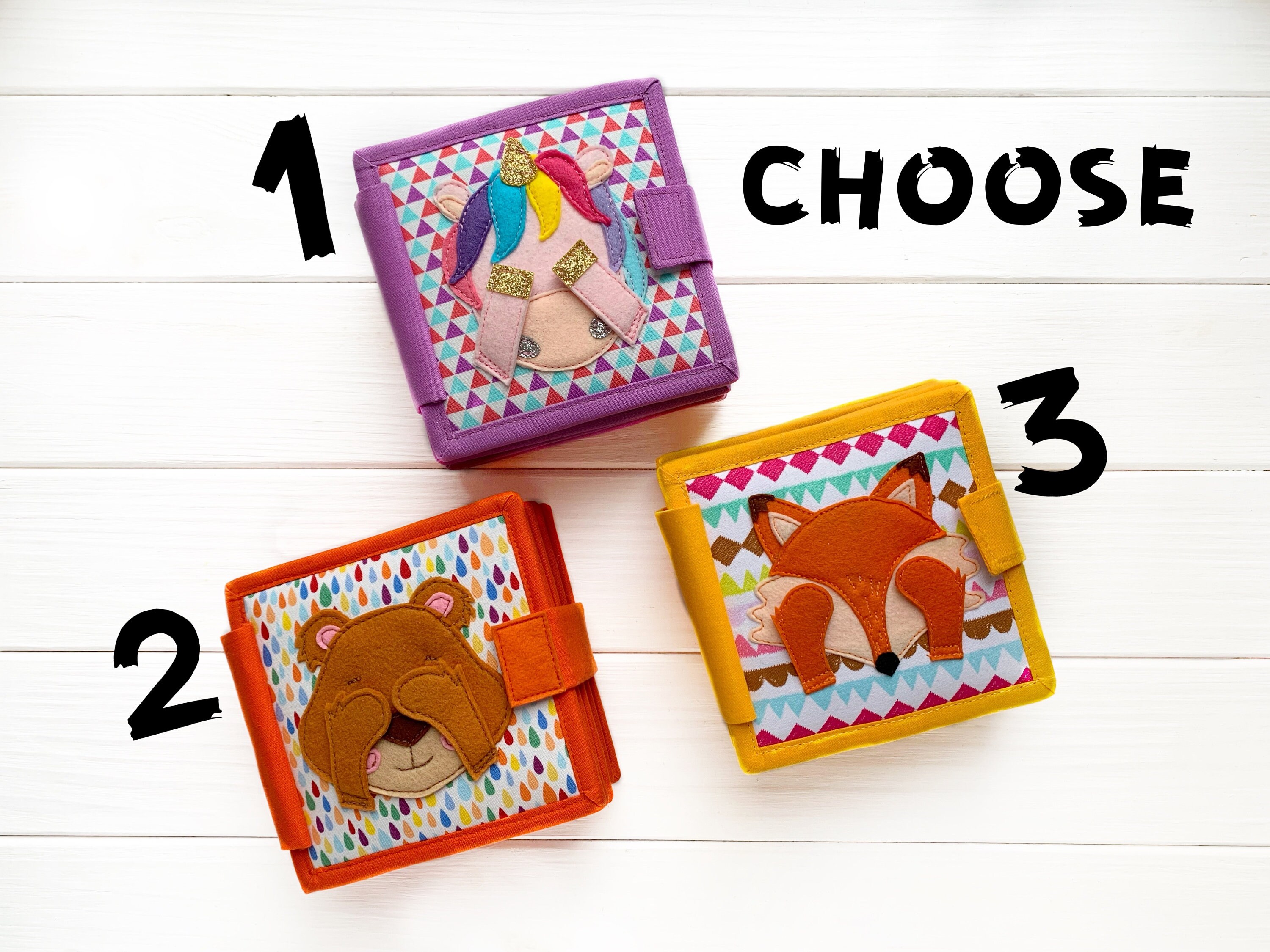 Quiet Book unicorn Quiet book for toddler Baby first book | Etsy