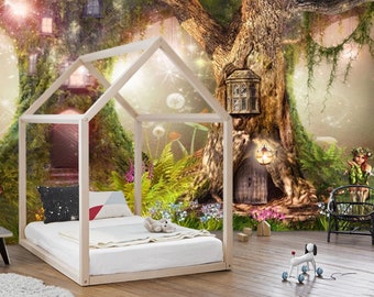 Enchanted Forest Themed Bedroom
