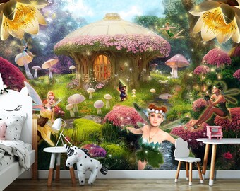 Magic Forest Mural - Etsy