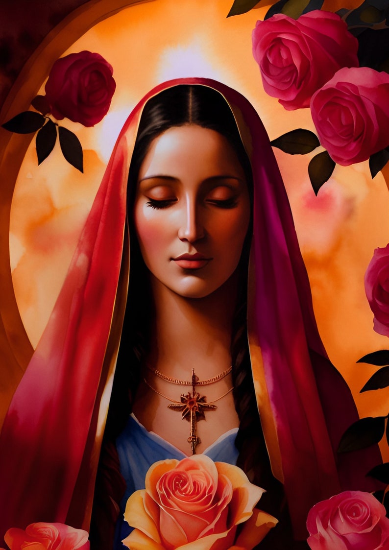 Mary Magdalene - the Divine Rose - Etsy