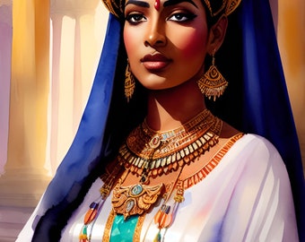 Egyptian Goddess Cleopatra Digital Portrait and Channeled Message ...