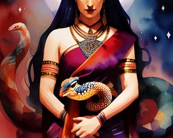 Assyrian Sumerian Goddess Inanna Ishtar Mari Lady of Wel Spring ...