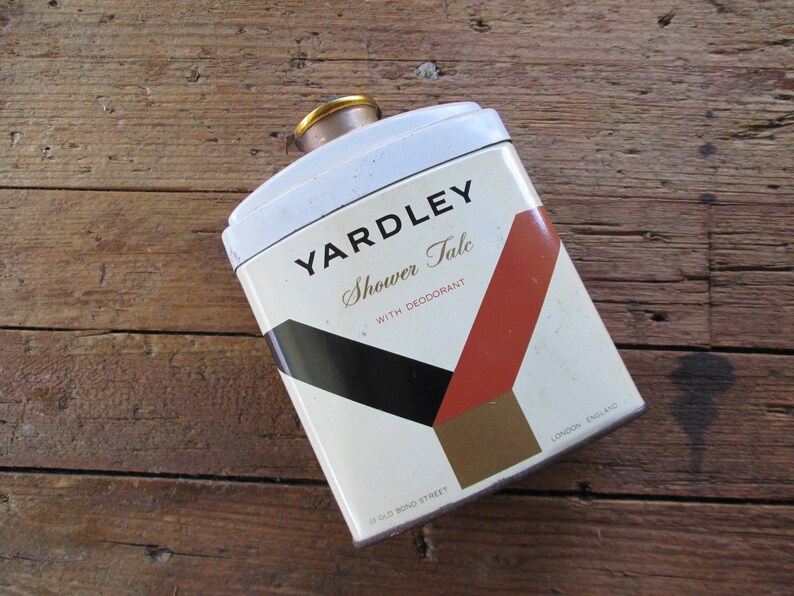 Vintage YARDLEY TIN TALC Powder Yardley Invisible Talc for After ...