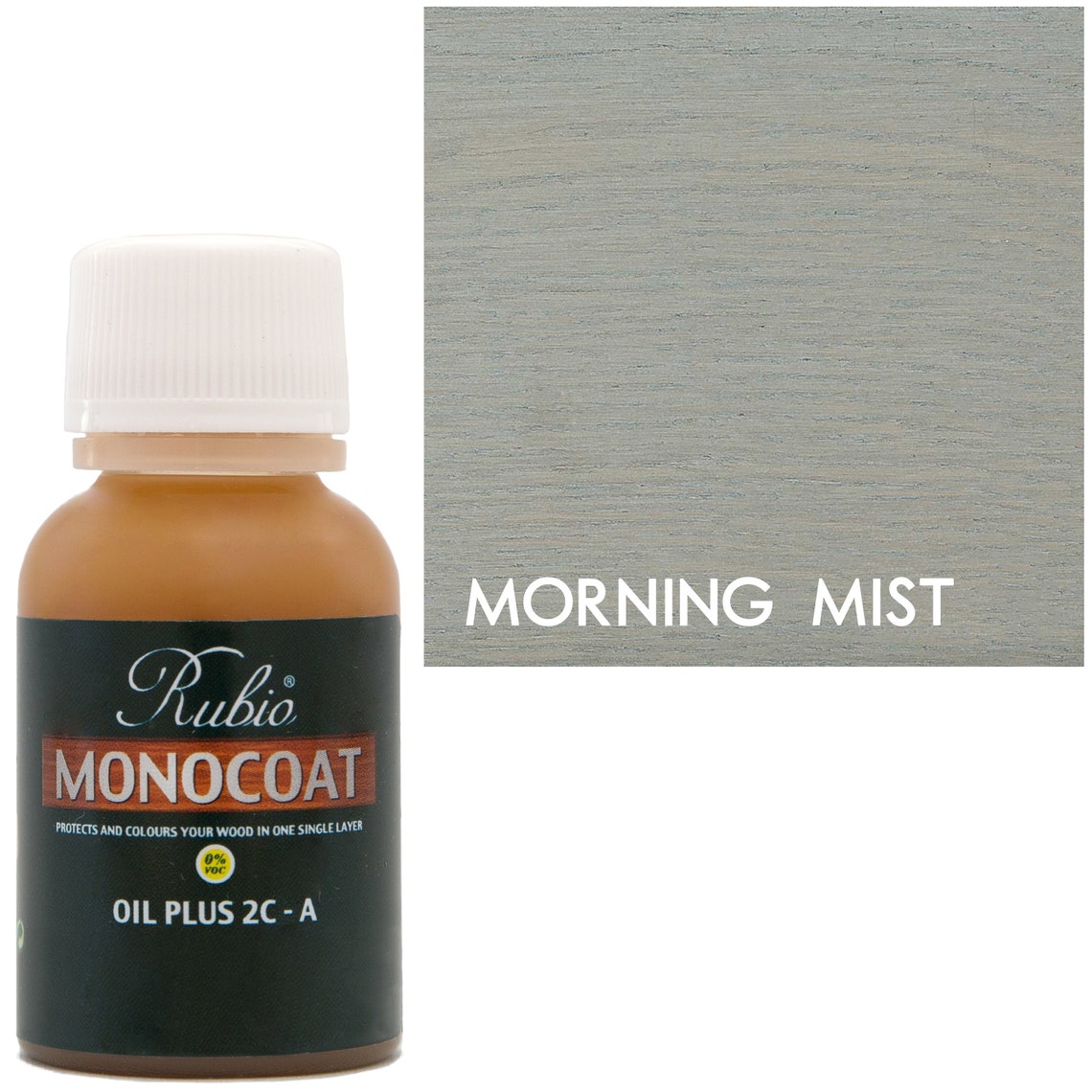 Rubio Monocoat Oil Plus 2C-A Sample Wood Stain Morning Mist | Etsy