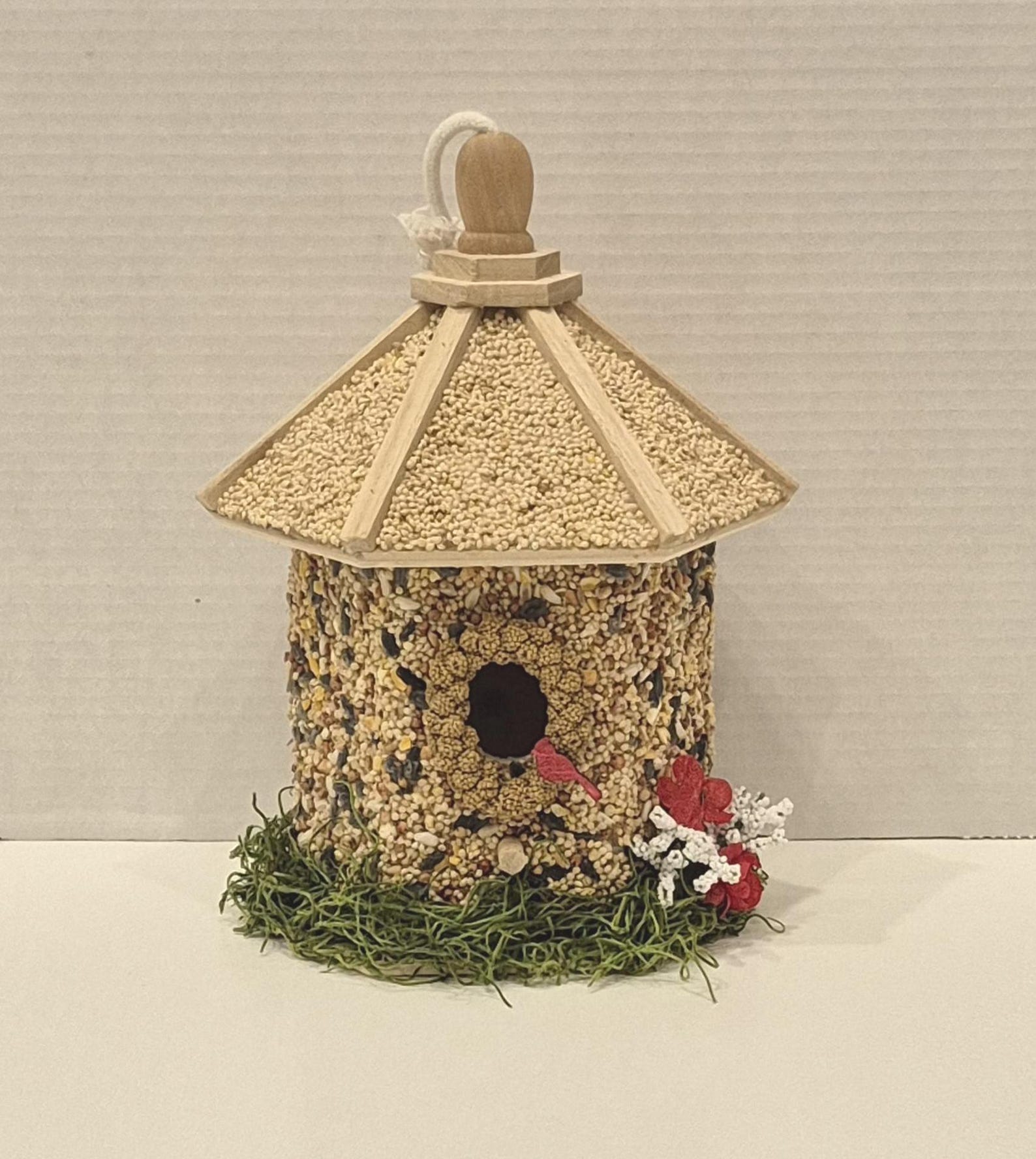 Edible Birdhouse, Bird Feeder, Handcrafted Birdie Bed and Breakfast ...