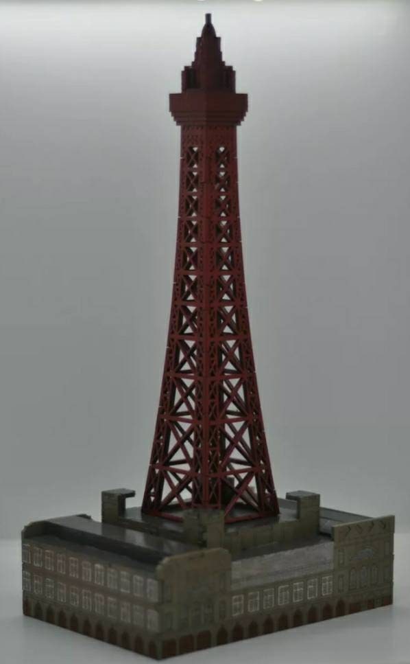 Blackpool Tower. Home Made Wooden Model Kit Inc Paint - Etsy UK