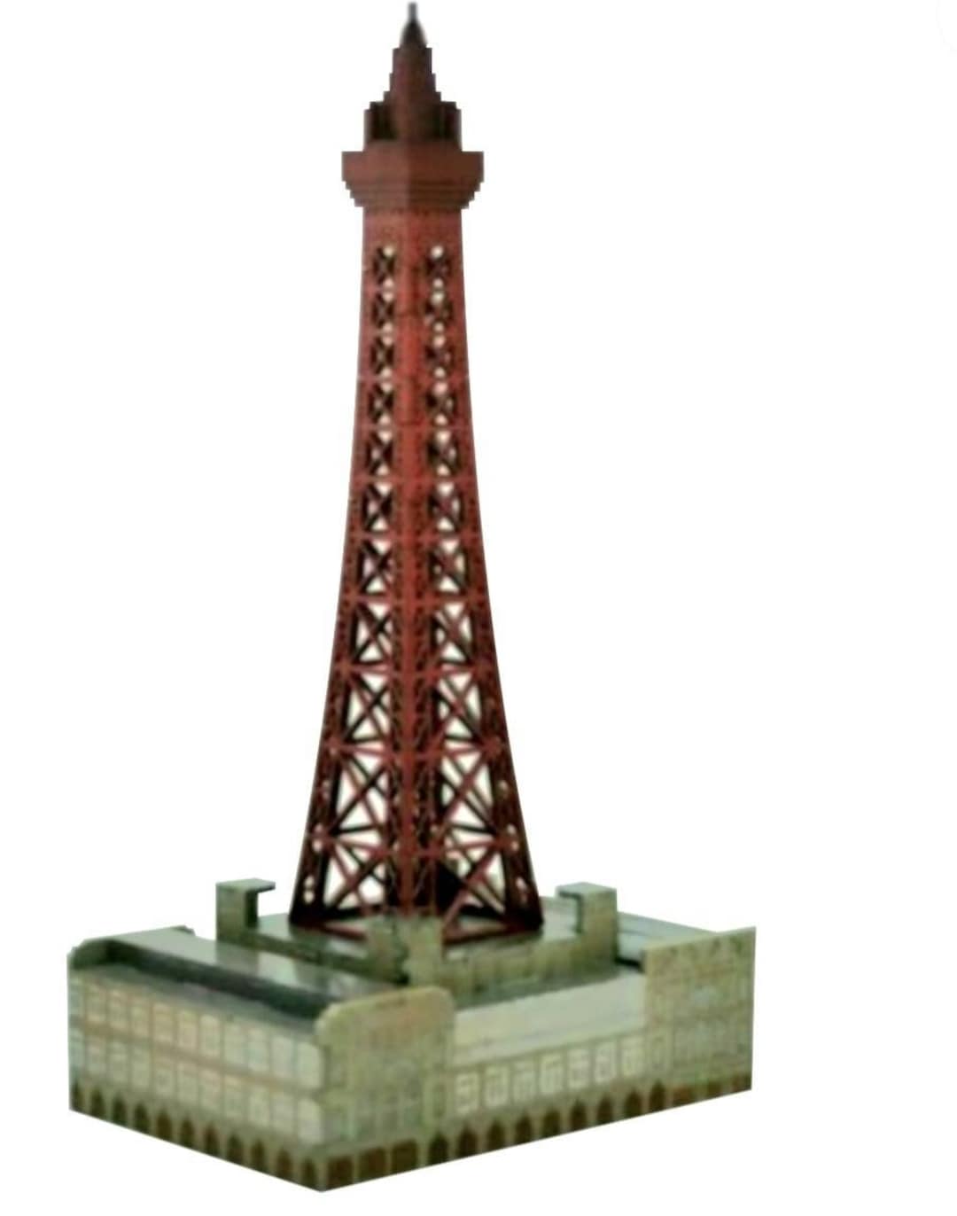 Blackpool Tower. Home Made Wooden Model Kit Inc Paint - Etsy
