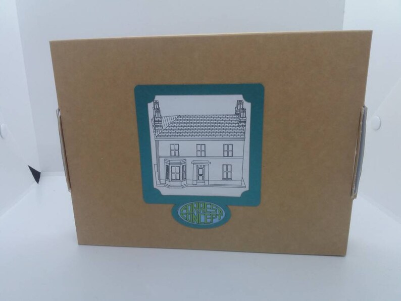 Victorian House Wooden Model Kit Including Paint - Etsy