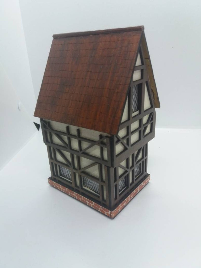 Tudor House Miniature Model Kit Inc Paint - Etsy